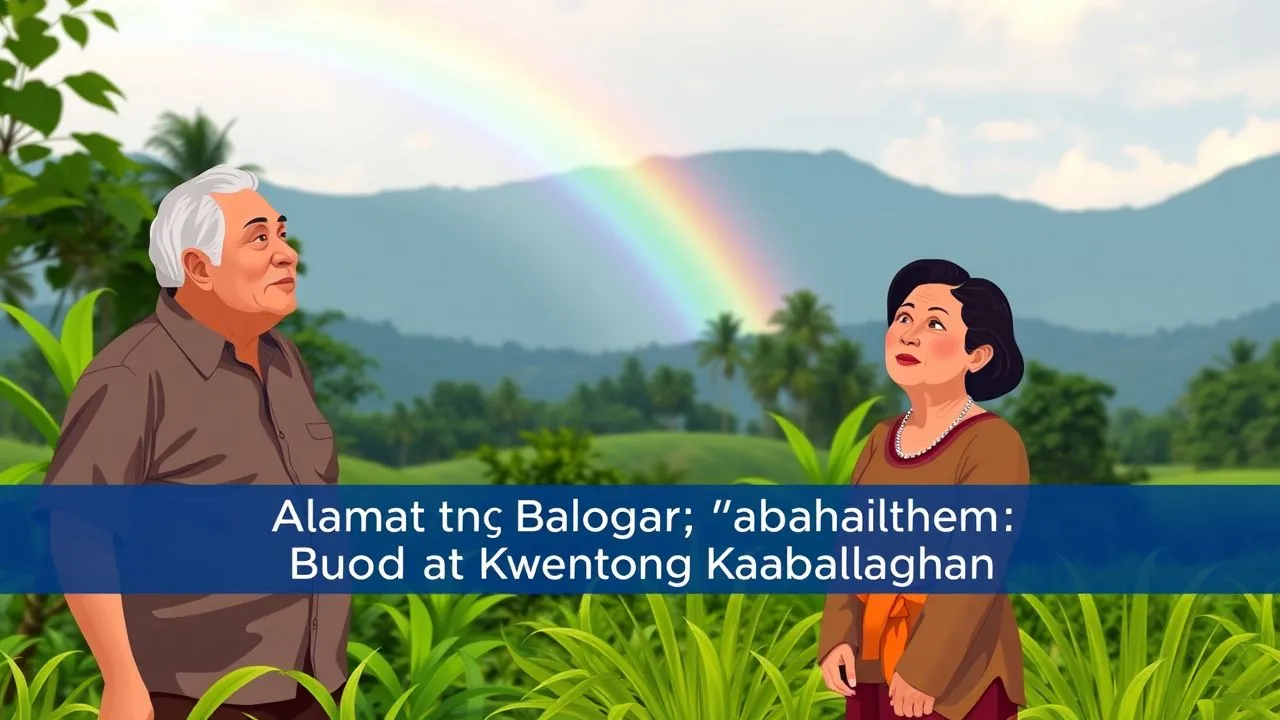 Alamat ng Bahaghari: Buod at Kwentong Kababalaghan - Sumulat