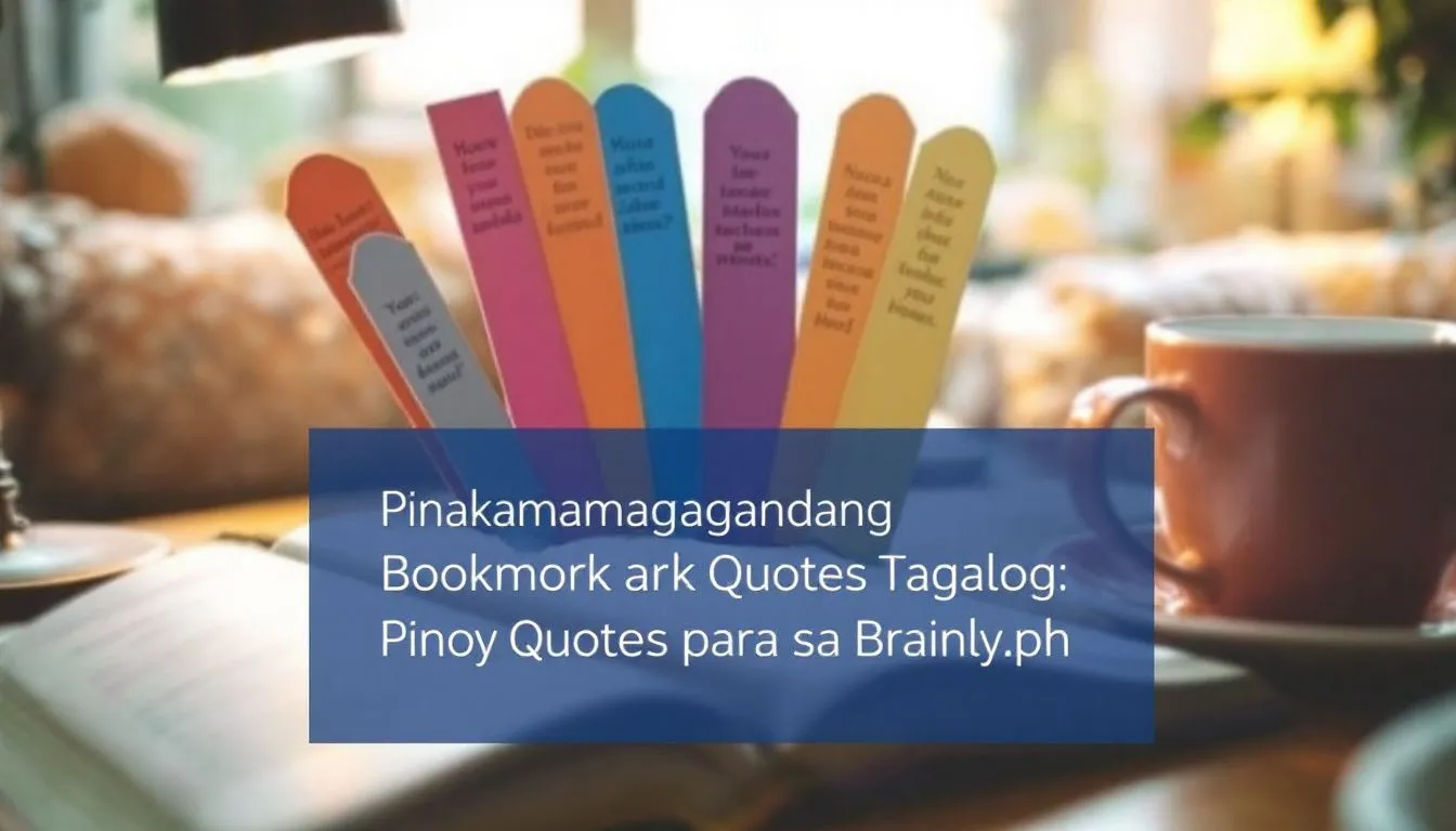Bookmark Quotes Tagalog