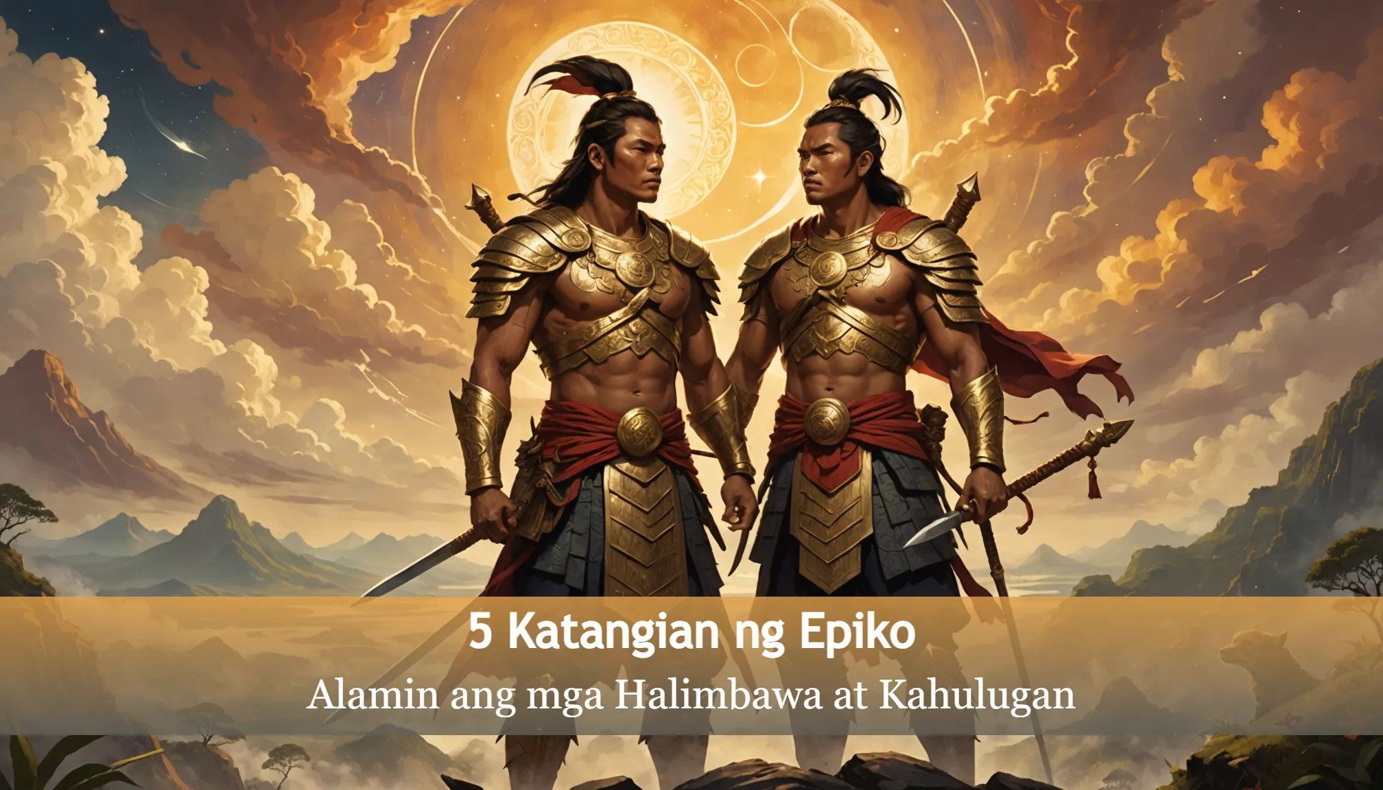 5 Katangian ng Epiko