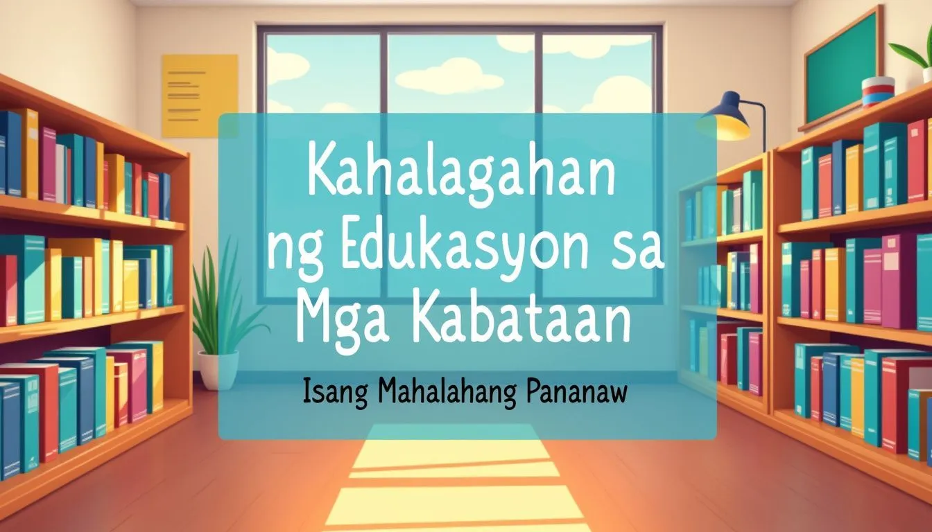 Kahalagahan ng Edukasyon sa Mga Kabataan
