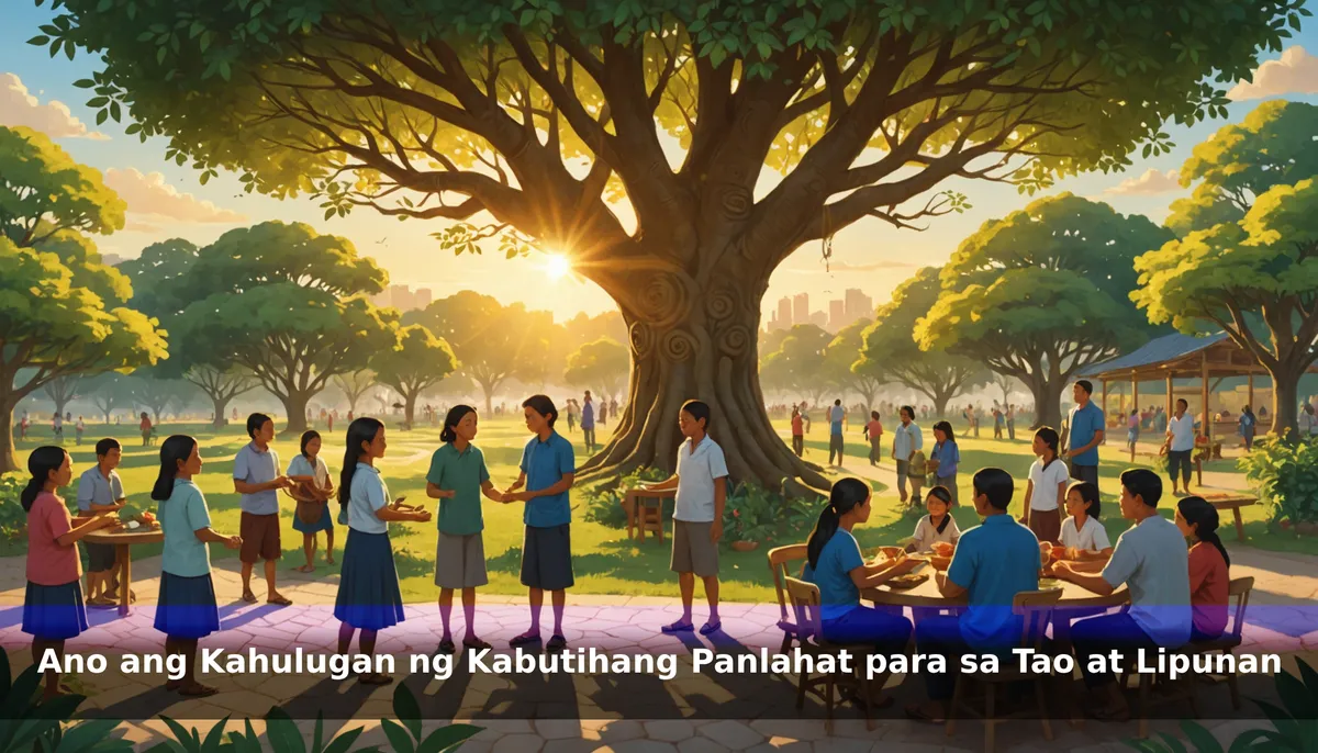 Ano ang Kahulugan ng Kabutihang Panlahat para sa Tao at Lipunan Ano ang Kahulugan ng Kabutihang Panlahat para sa Tao at Lipunan